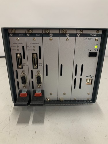 ThorLabs PAX Polarimeter 4-Slot Chassis TPX 5004 w/ 2 PAX5710 | eBay