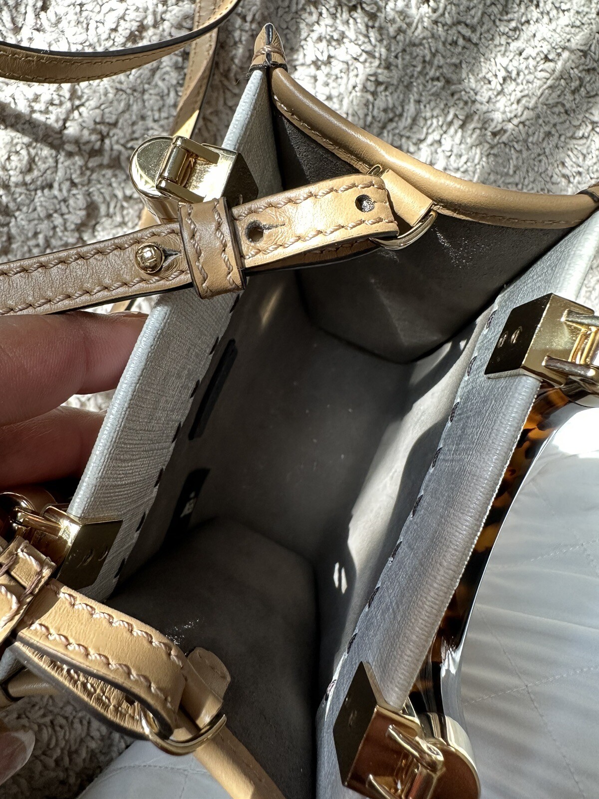 Fendi Bikini Girls Mini Sunshine Shopper - Gem