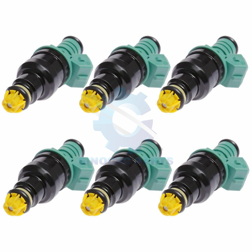 6PCS Fuel Injectors 0280150415 For BMW 323i 325i 525i M3 Flow Matched ...