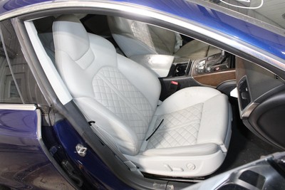 2013-2015 AUDI S7 (Front Seat) Memory Power OEM Gray Leather Right RH ...