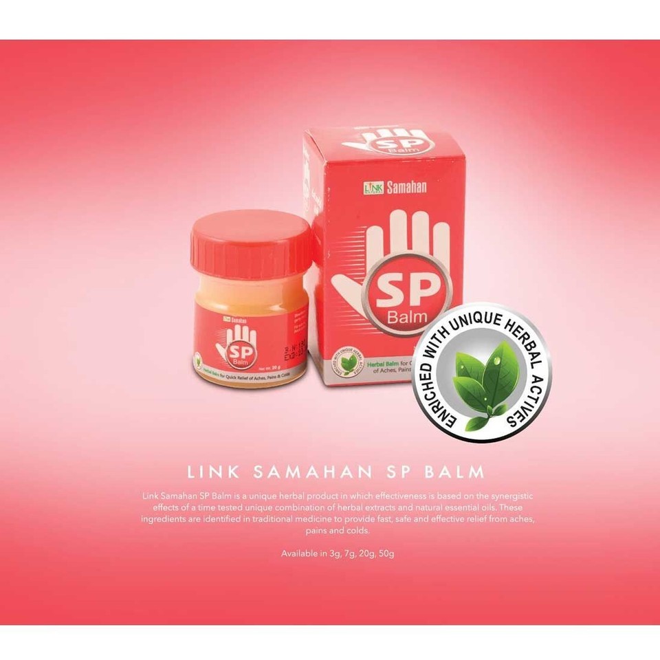 Link natural samahan SP Herbal Balm Pains Cold Relief Ayurveda ...