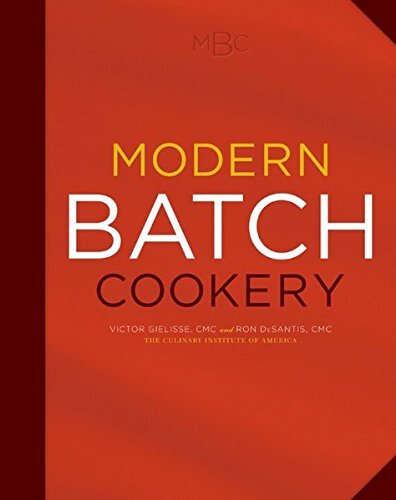 MODERN BATCH COOKERY By The Culinary Institute Of America - Hardcover ...
