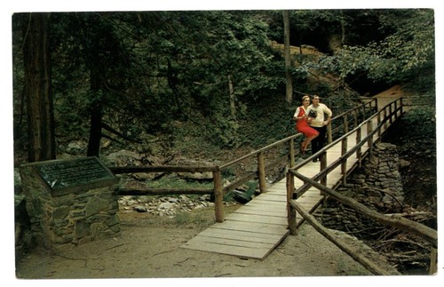 Natural Bridge Virginia Salt Petre Cave rock formation bridge vintage ...