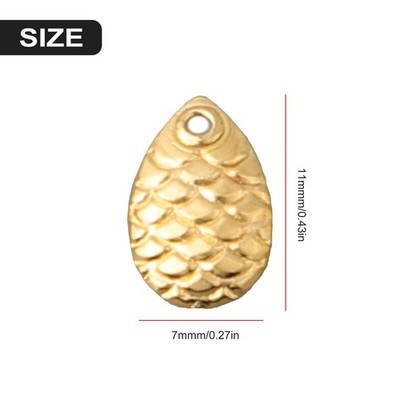 Pratical For Tackle Craft Spinner Rings Blades Attractor 50pcs/Pack ...