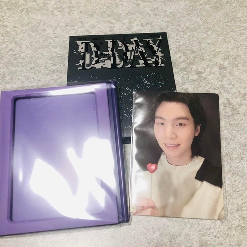 BTS MERCH BOX #15 SUGA D-DAY Official Photocard Photo frame Set | eBay