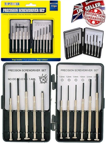 11PC MICRO PRECISION JEWELLERS SCREWDRIVER SOCKET SET | eBay