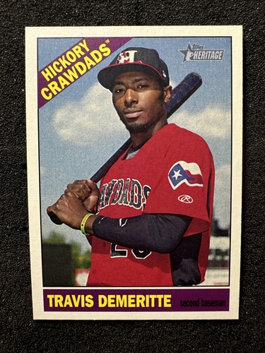 TRAVIS DEMERITTE #143 2015 Topps Heritage Minor League QTY Rookie ...