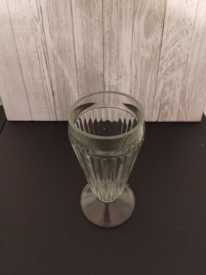 Libbey Glass Sundae/ Parfait/ Soda Glass, Ribbed, Footed- Vintage | eBay