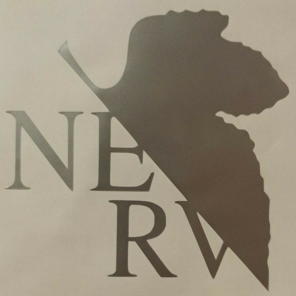 NERV Logo Vinyl Sticker Decal home laptop choose size/color Evangelion ...