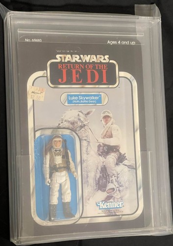 LUKE SKYWALKER HOTH BATTLE GEAR AFA 80 CLEAR STAR WARS RETURN OF THE ...