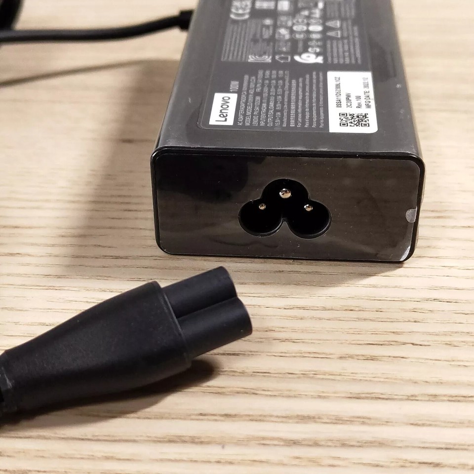 Original Lenovo 100W 20V 5A USB-C Charger AC Adapter ADL100YDC3A ...