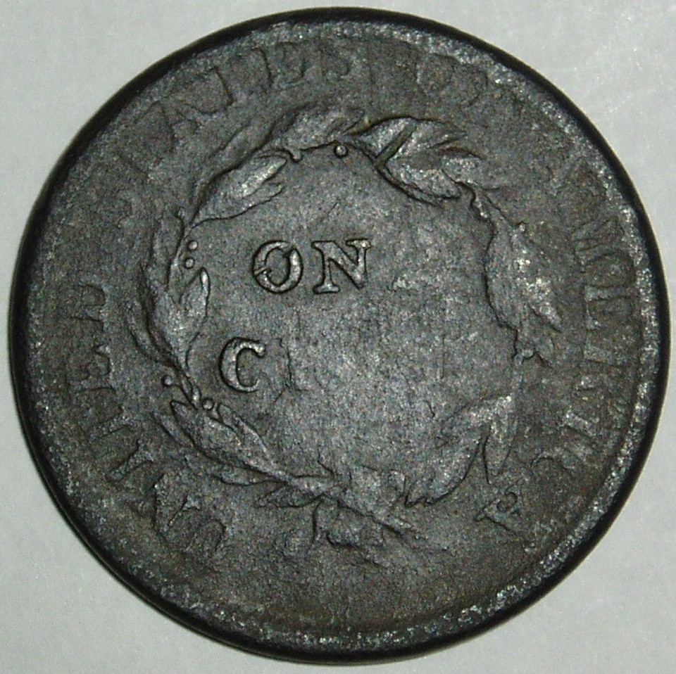 1812 1c Classic Head Large Cent - Sheldon-290 - Produced During the War ...