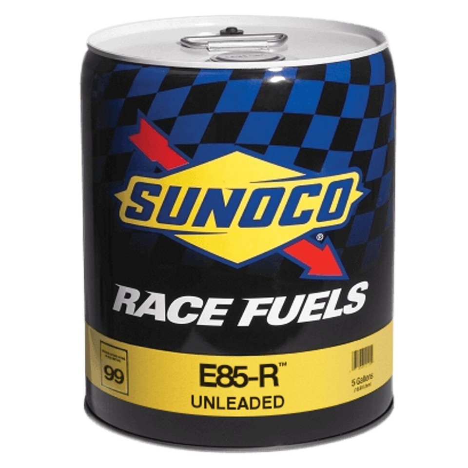 Sunoco E85-R • 99 Octane Unleaded Racing Fuel • FlexFuel • 5 Gallon Gas ...