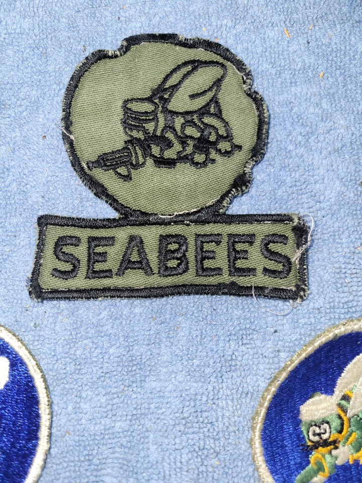 Vintage Seabees CB US Navy patchs and Demolition Patch. | eBay