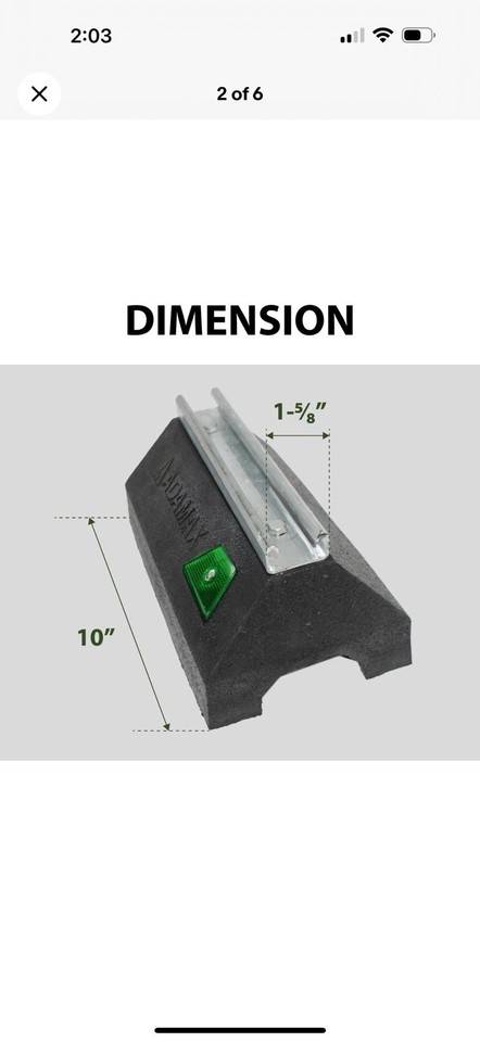 RTS14-10 Rooftop Support Block with Galvanized Steel Strut | Sleeper ...
