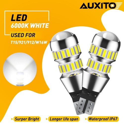 AUXITO LED Reverse Backup Light Bulb T15 912 921 Extreme Bright White ...