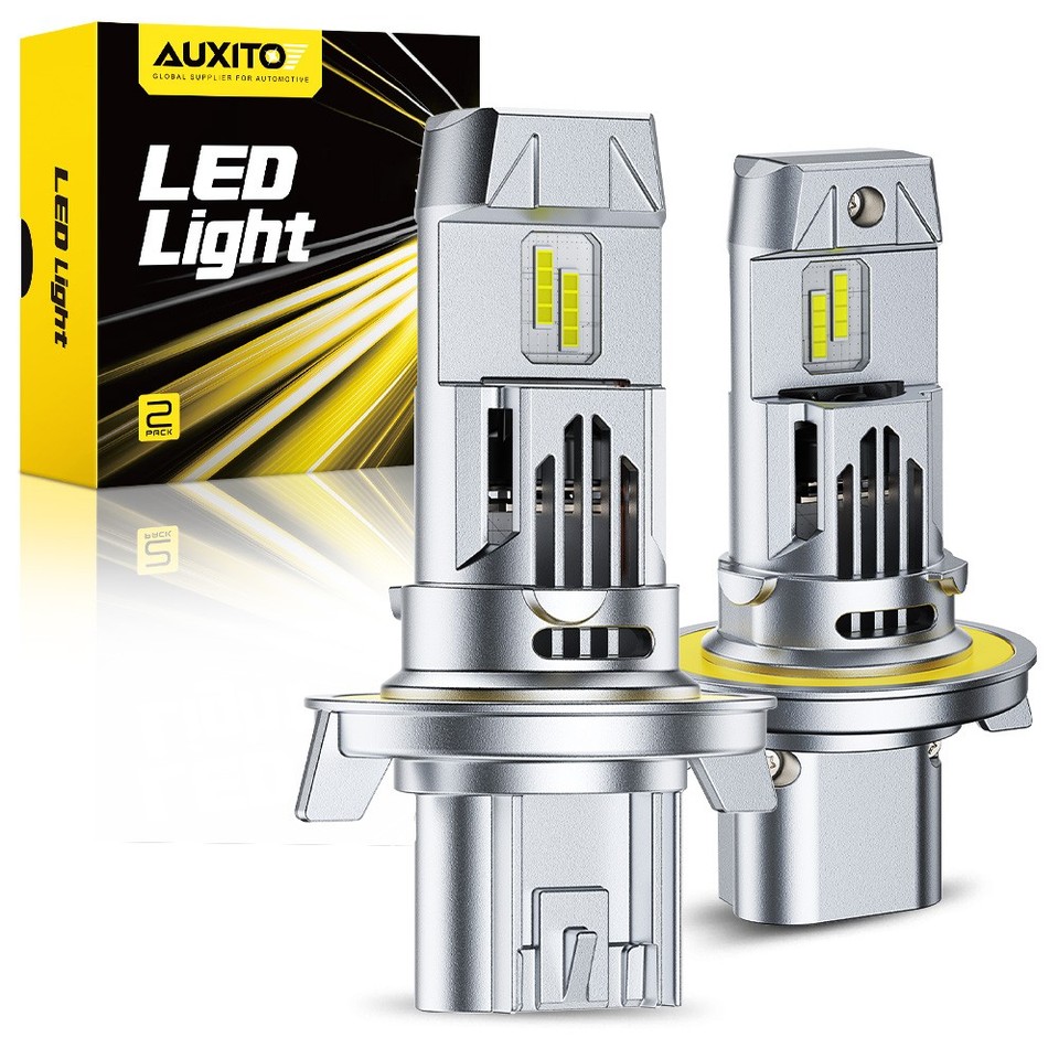 AUXITO 9007 HB5 LED Headlight Bulbs High Low Beam 40000LM White Super ...