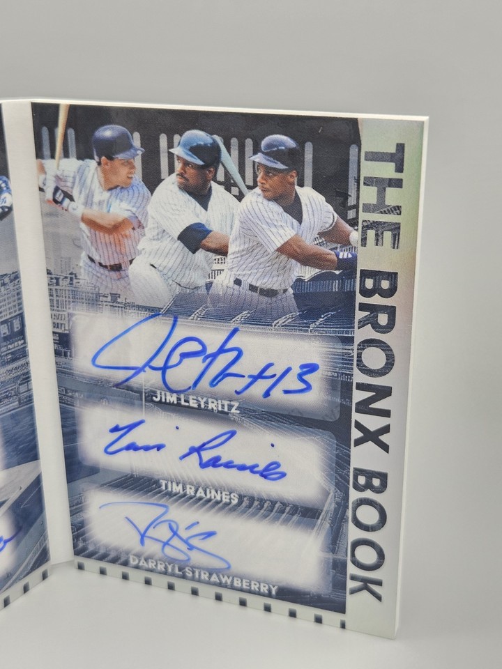 2025 Leaf The Bronx Book 9 Auto Booklet New Year York Yankees /2 | eBay