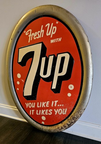7 up sign Oval Sign 1950s | eBay