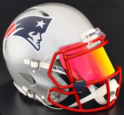 NEW ENGLAND PATRIOTS NFL Riddell Speed Full Size AUTHENTIC Football ...