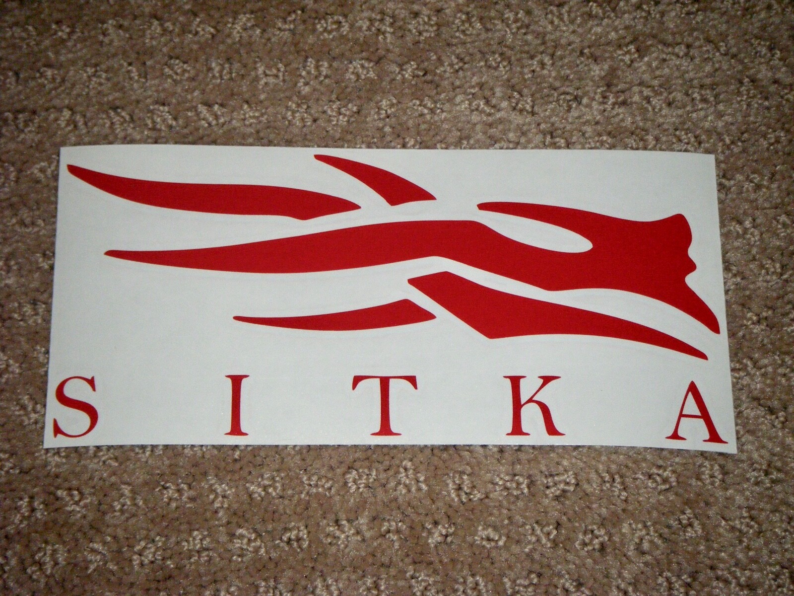 1 Red Sitka Decal(LOOK) | eBay