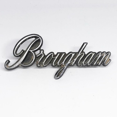 Vintage Chrysler Brougham Name Emblem Badge 3810 287 58395A | eBay