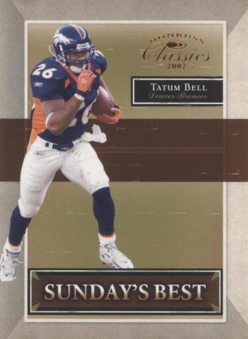 2007 Donruss Classics - Sunday's Best Tatum Bell #SB-20 /1000 for sale ...