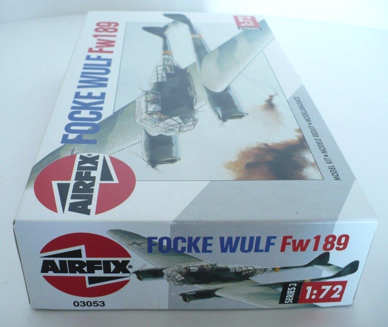 Airfix Focke Wulf FW-189 WWII German Air Plane 1993 Model Kit 1:72 ...