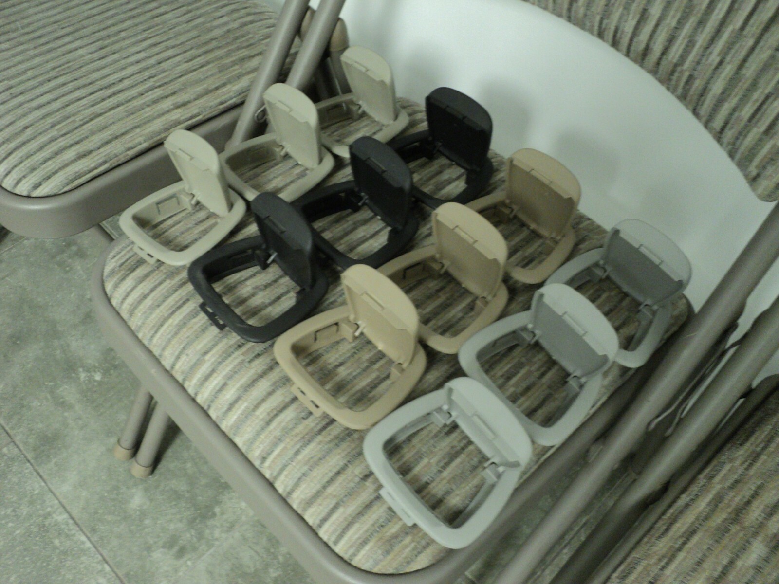 Set of (3) Ford Child Restraint TETHER Anchor Cover Rear Shelf Seat ...