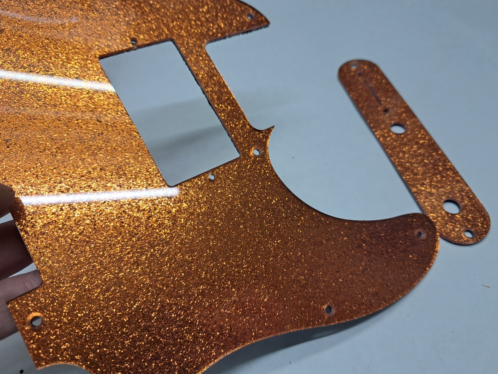 Copper Glitter Humbucking Pickguard + Cover set for Fender Tele ...