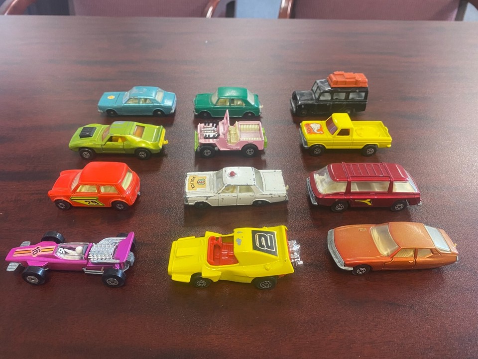 VTG LESNEY ENGLAND MATCHBOX CAR & TRUCK LOT Of 50 Nice Hot Rod Farming ...