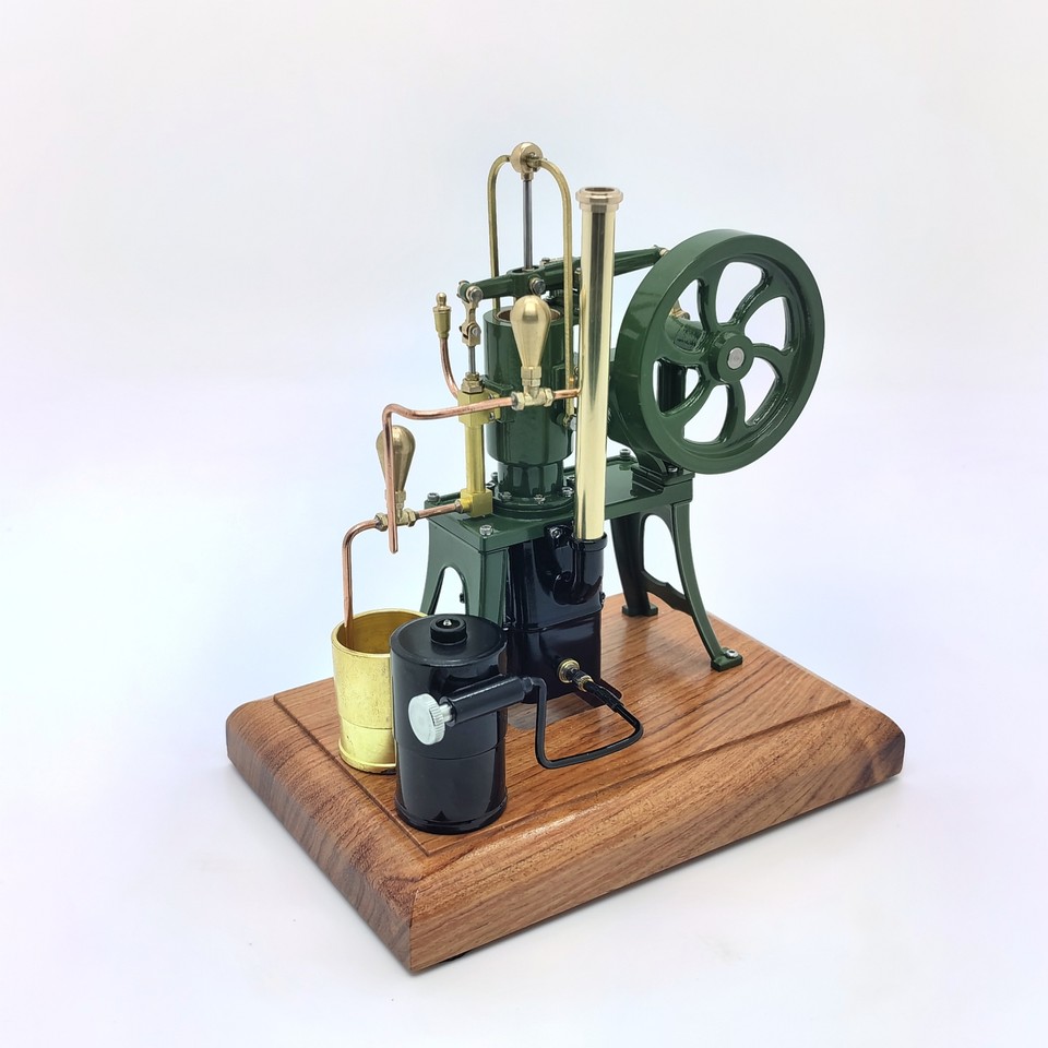 Mini Stirling Engine Green Brass Rider Ericsson Hot Air Pumping Engine ...