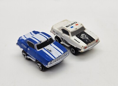 Micro Machines 1969 Camaro Chevy Blue White Police Josh Galoob | eBay