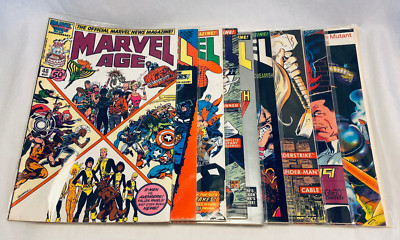 Lot of 9 Marvel Age Comics 1986-1993 #48, 86, 89, 92, 100, 150, 123 ...