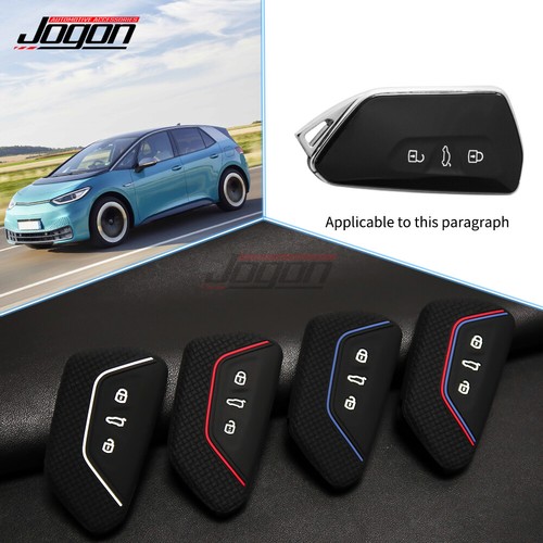 Car Silicone Remote Key Case Fob Holder Cover For VW ID.3 ID3 ID.4 ID4 ...