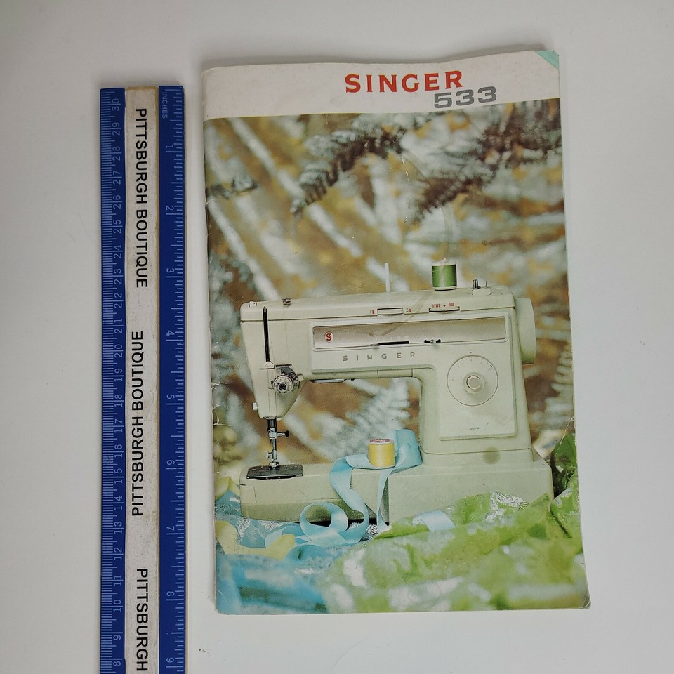 Vintage 1976 Singer Sewing Machine Model 533 Instruction Manual | eBay