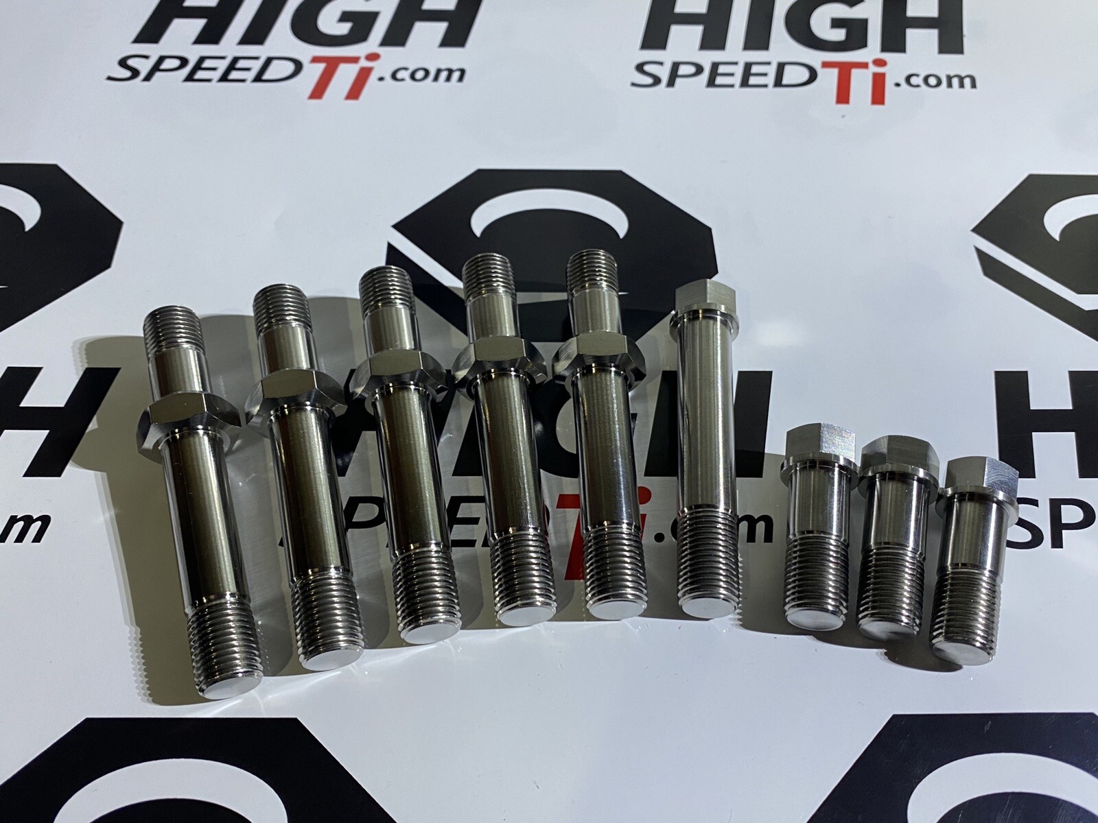 Titanium Sprint Car Radius Rod Stud 9pc Kit 3.375” in. Long Front axle ...