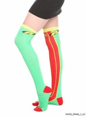 DC Comics Batman Robin Superhero Womens Over the Knee Socks Pair New | eBay