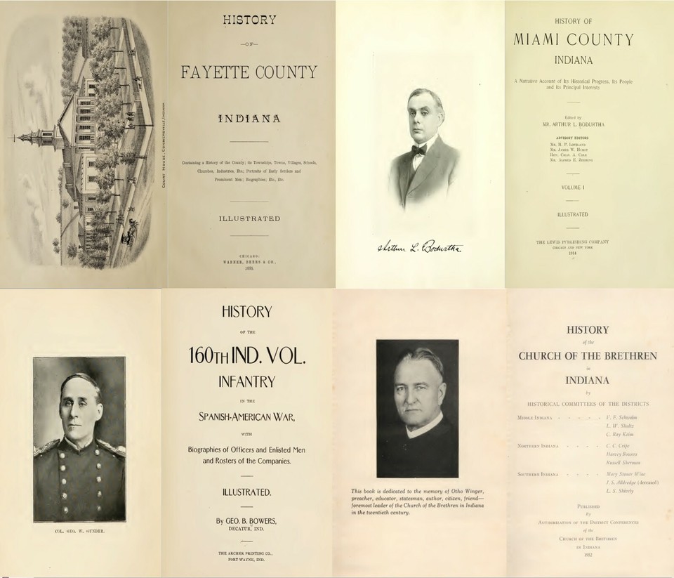 106 Old Rare Books on Indiana History Genealogy Ancestry Records Vol.2 ...
