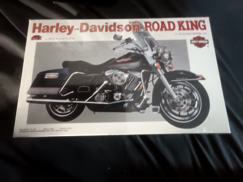 RARE /IMEX 1:12 Harley Davidson FLHR ROAD KING Model Kit - New Sealed ...