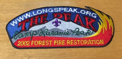 BOY SCOUTS LONGS PEAK COUNCIL S-25 BLACK, CSP PATCH NEW PURPLE FDL | eBay