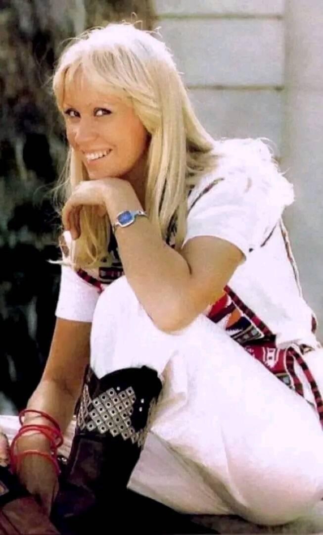 Iconic Beauty Scarce Large Photo ABBA Agnetha Faltskog Good Condition ...
