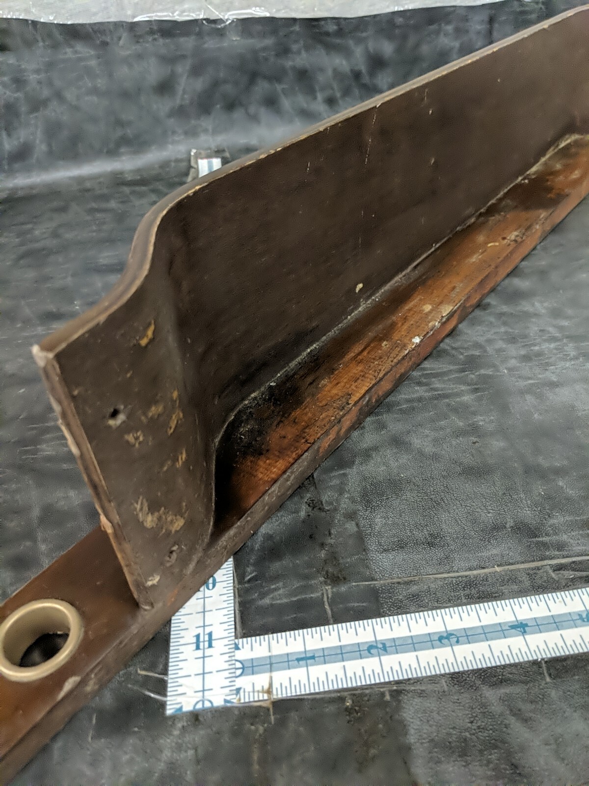 Vintage Church Pew Book Rack w/ Communion Cup Holder - Decor | eBay