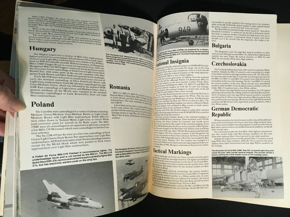 WARSAW PACT Air Forces by Hans-Heiri Stapfer Military Aircraft History ...