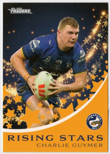 2025 NRL NRLW TRADERS TITANIUM RISING STARS CARD - RS31 Charlie GUYMER ...