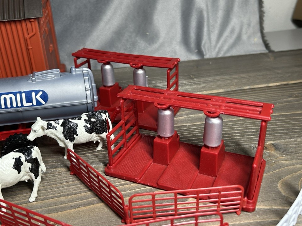 Lot Of New-Ray Barn Animals Vehicles Fencing Trailers Accessories Cows ...