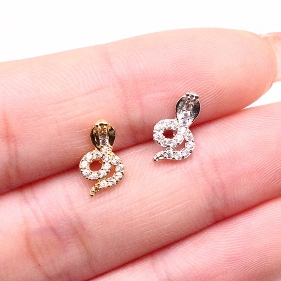 2pcs Stainless Steel Nose Nose Piercing Snake Nose Clips Nose | eBay UK