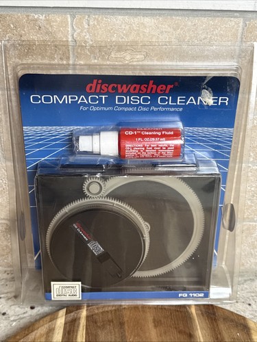 Vintage Discwasher Compact Disc CD Washer / Cleaner 1994 New In Package ...