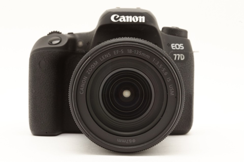 Canon EOS 77D DSLR Camera with 18-135mm f3.5-5.6 IS STM Nano Lens ...