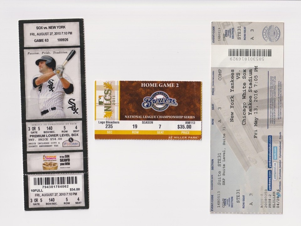 Lot of 23 Different Major League Baseball Ticket Stubs | eBay